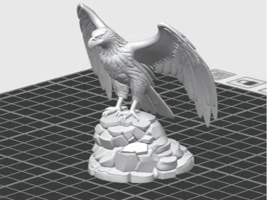 Eagle on the rocks by L0ngdragon MakerWorld: Download Free 3D Models