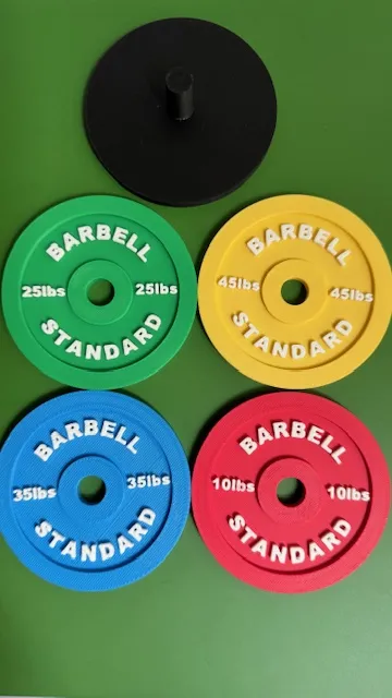 Weight Plate Coaster Set by MisfitMachine MakerWorld: Download Free 3D ...