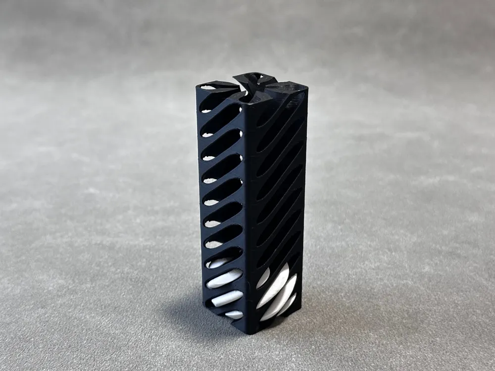 Vortex Cube Fidget – Spinning Core Twist Toy by Helena MakerWorld ...