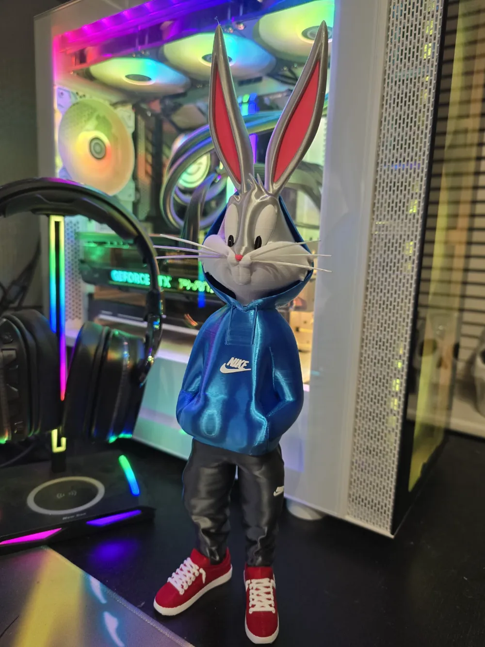 Separate Urban Bugs Bunny Nike logo - Free 3D Print Model - MakerWorld