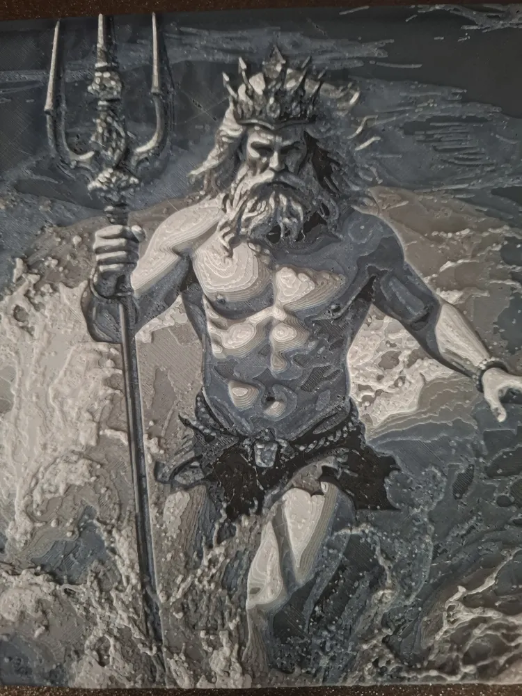 Poseidon Hueforge by dinkydoo10MakerWorld: Download Free 3D Models