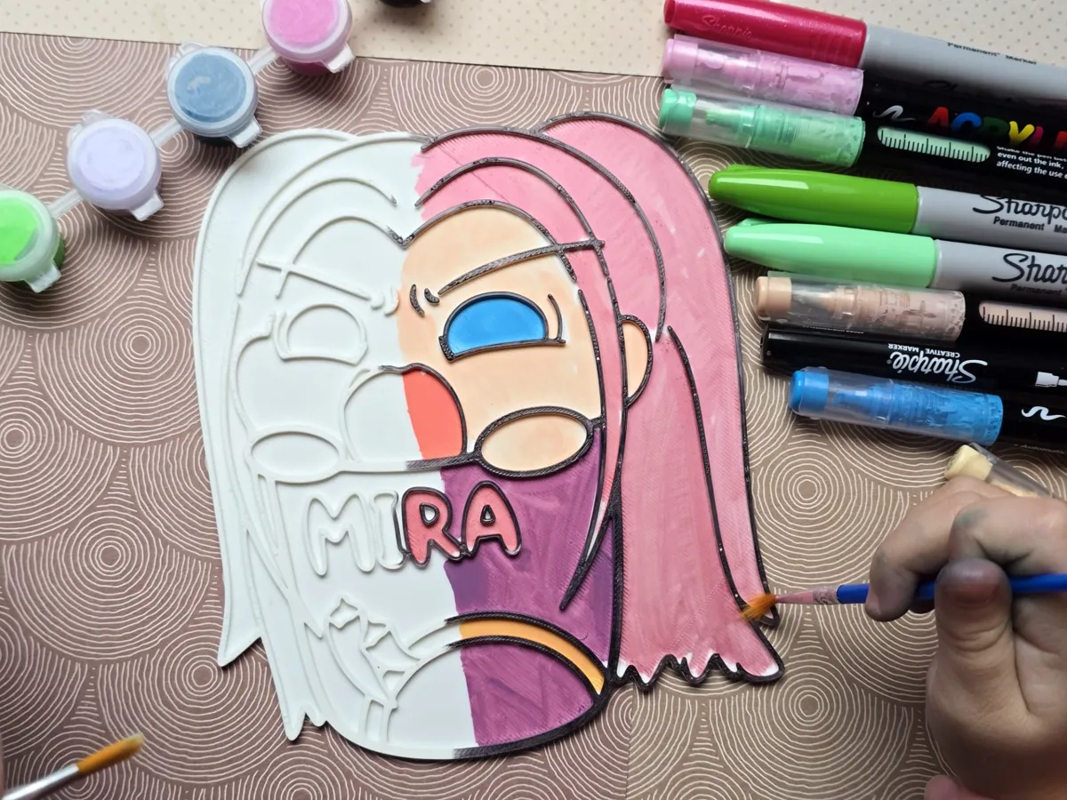 Mira Kpop Chasseurs de Démons Chibi Noodle à colorier - Modèle d ...