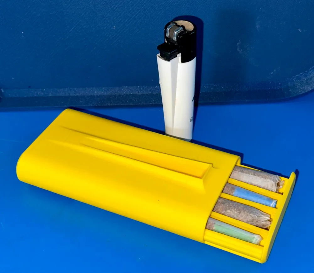 magnetic 4 Joint Box CLIPPER Edition - weed joint by cforms - MakerWorld