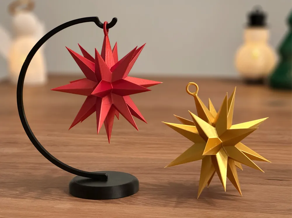 Christmas Star Ornament - Free 3D Print Model - MakerWorld