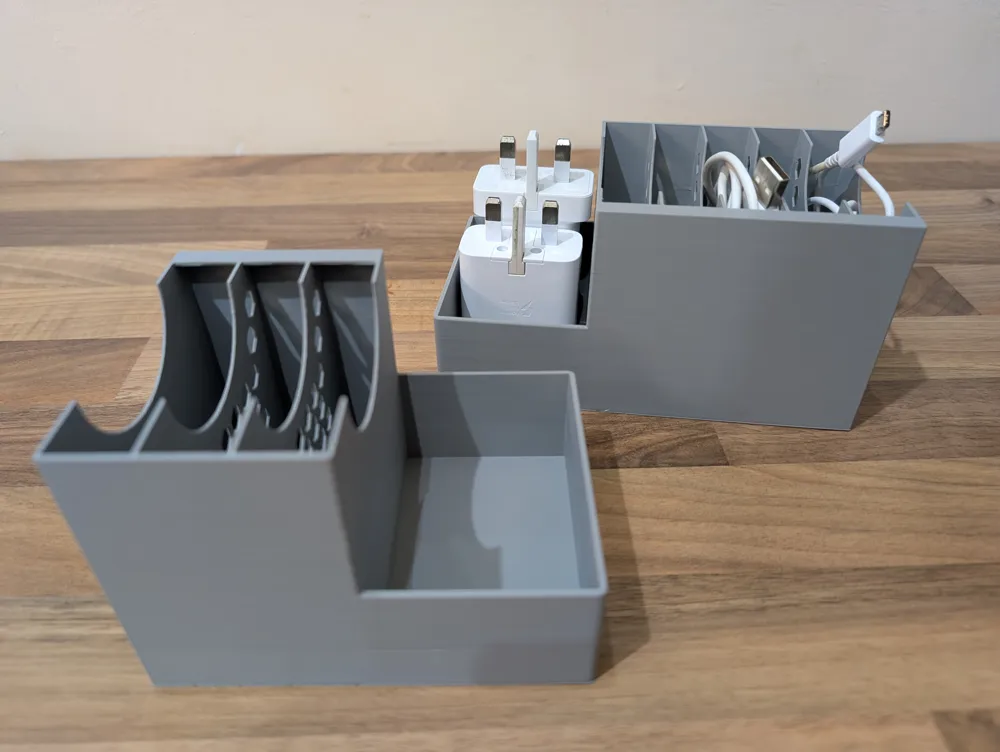Storage Organizing Boxes for Cables & Plugs - Free 3D Print Model ...