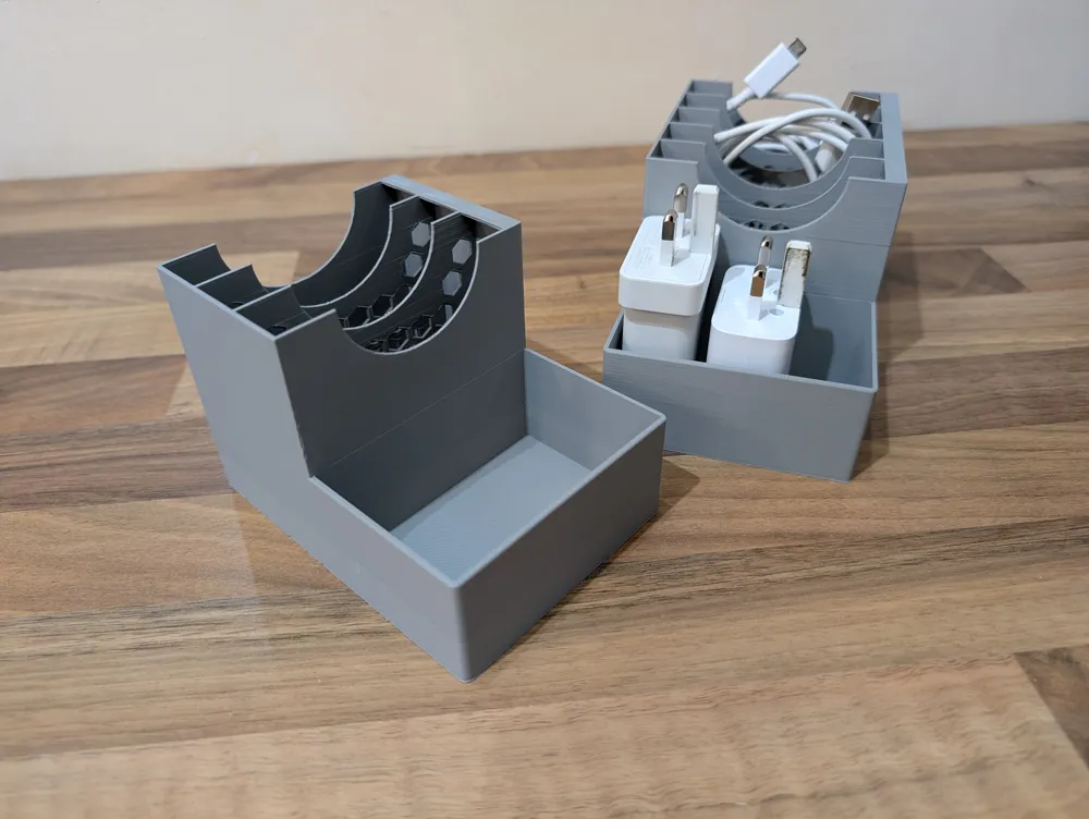 Storage Organizing Boxes for Cables & Plugs - Free 3D Print Model ...