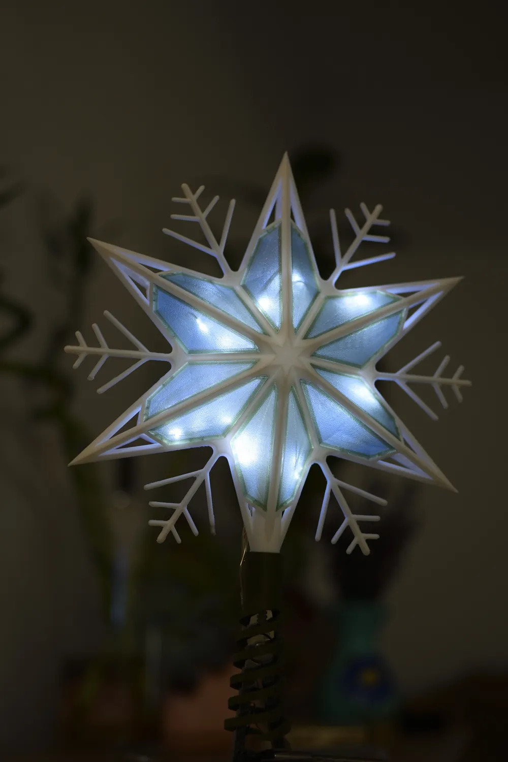 Chirstmas Tree Topper - Frosted Starlight V2.0! - Free 3D Print Model ...