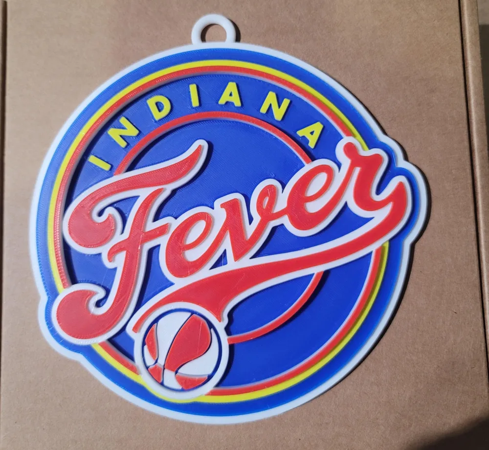 INDIANA FEVER 4D Logo 180mm series by mercadogarzas - MakerWorld