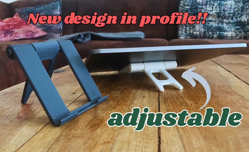 Minimalist iPad stand - Free 3D Print Model - MakerWorld