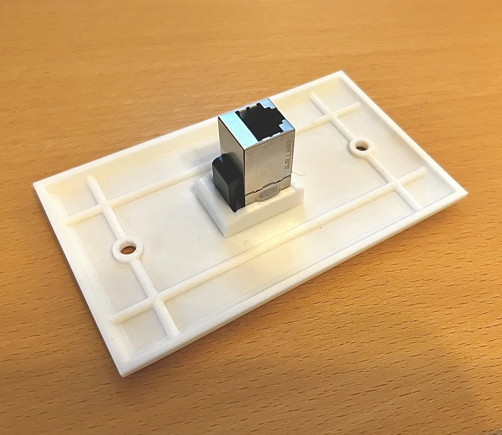 Ethernet Outlet Plate for Keystone Coupler or Jack by JC58 MakerWorld ...