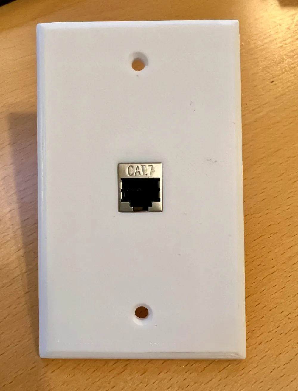 Ethernet Outlet Plate for Keystone Coupler or Jack by JC58 - MakerWorld