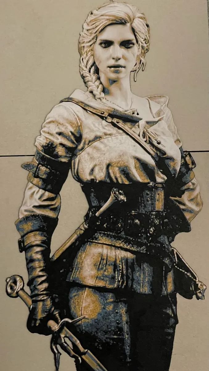 HueForge - Ciri from The Witcher 3 by Pittcrew - MakerWorld