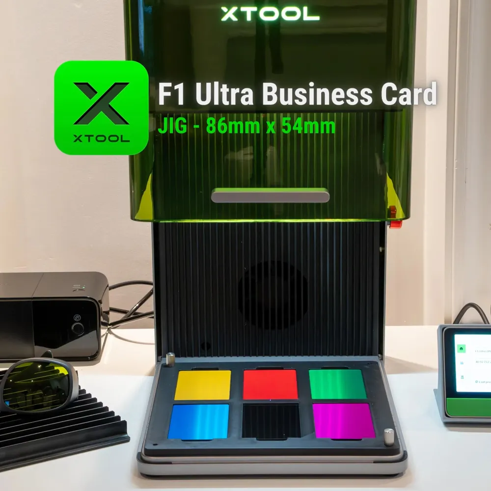 xTool F1 Ultra Business Card Jig by Pasha MakerWorld: Download Free 3D ...