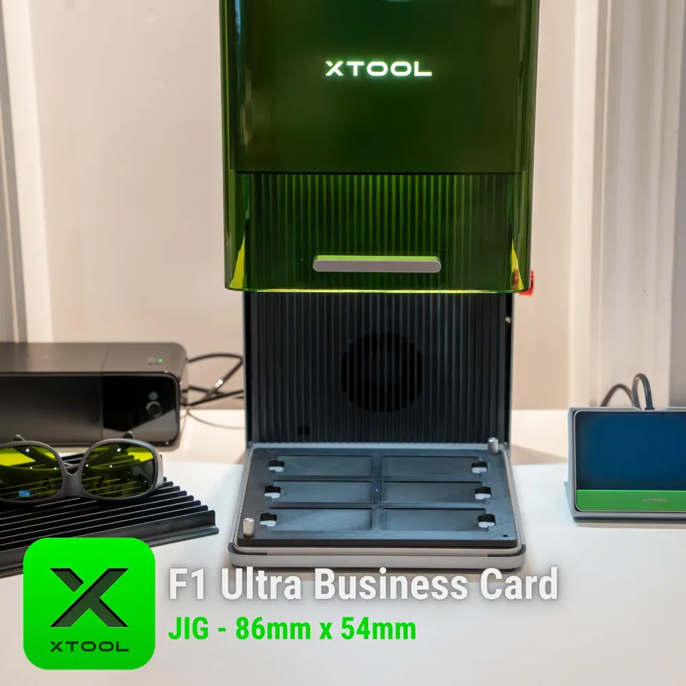 xTool F1 Ultra Business Card Jig by Pasha MakerWorld: Download Free 3D ...