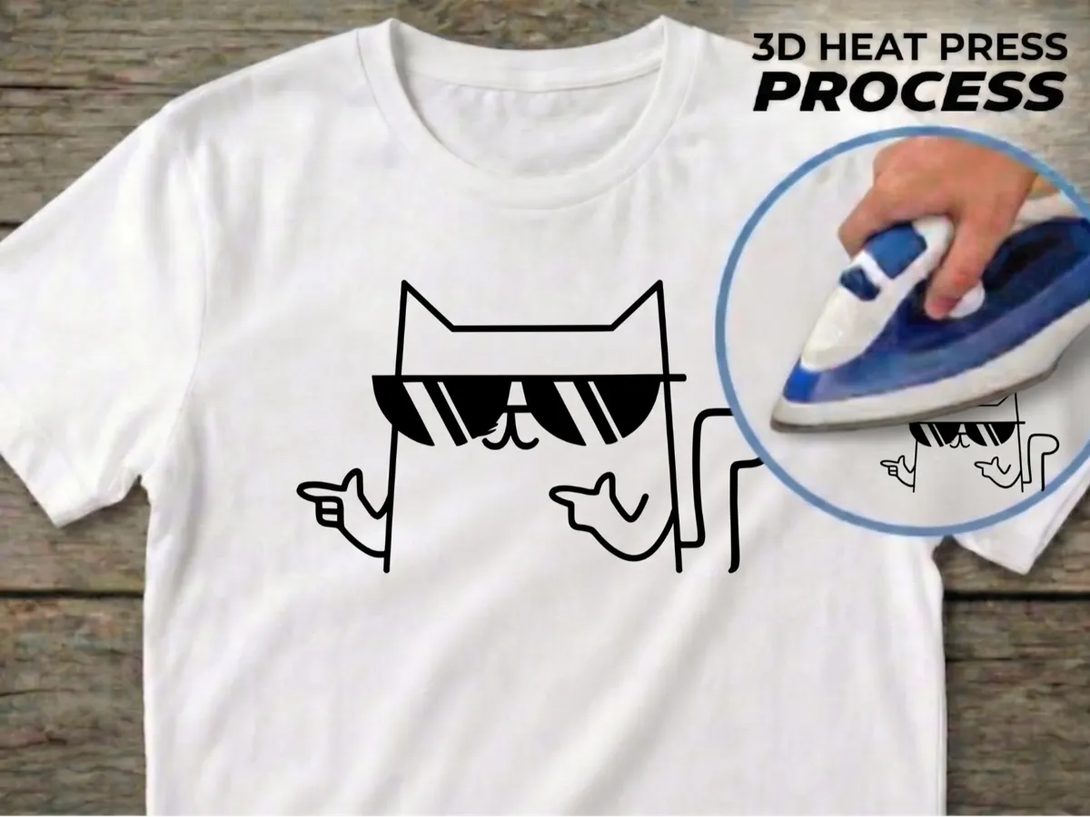 T-shirt Print - Cat - Free 3D Print Model - MakerWorld
