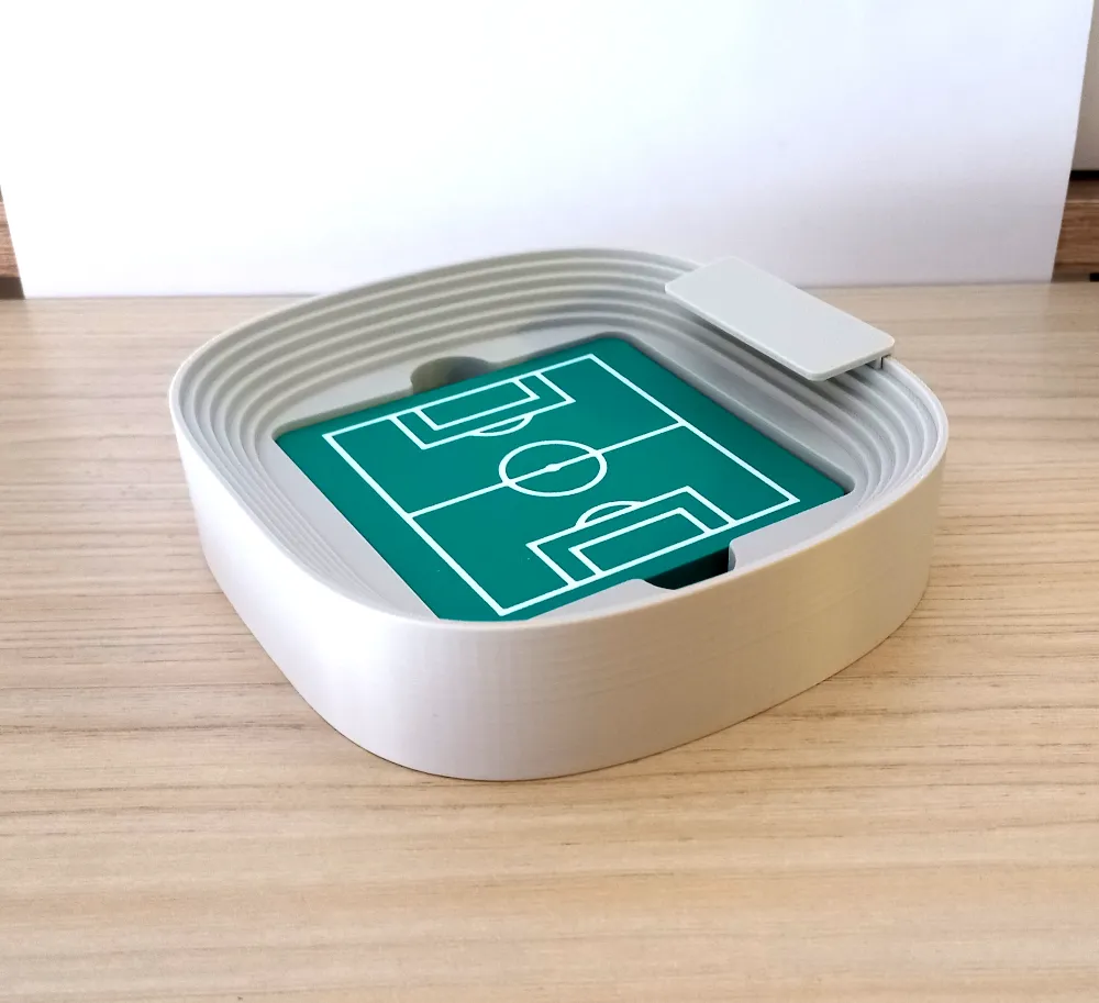 Football/Soccer Stadium Coaster Set - Free 3D Print Model - MakerWorld