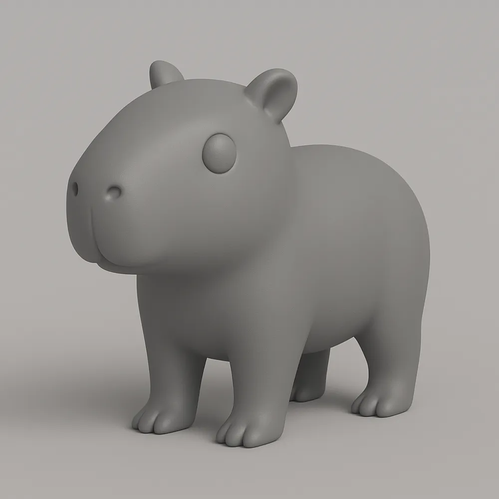 cute capibara modle kapibara by Ualesigma MakerWorld: Download Free 3D ...