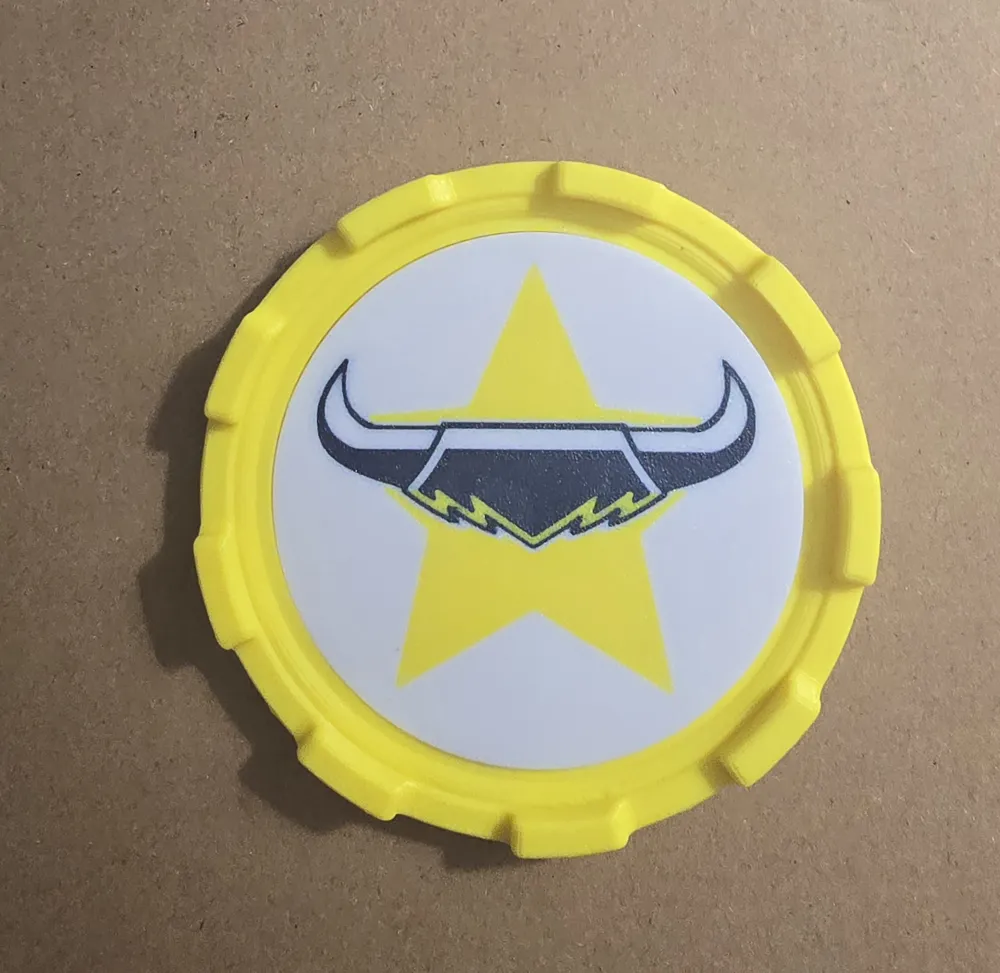 COASTER MASTER INSERT - NRL NORTH QUEENSLAND V2 - Free 3D Print Model ...