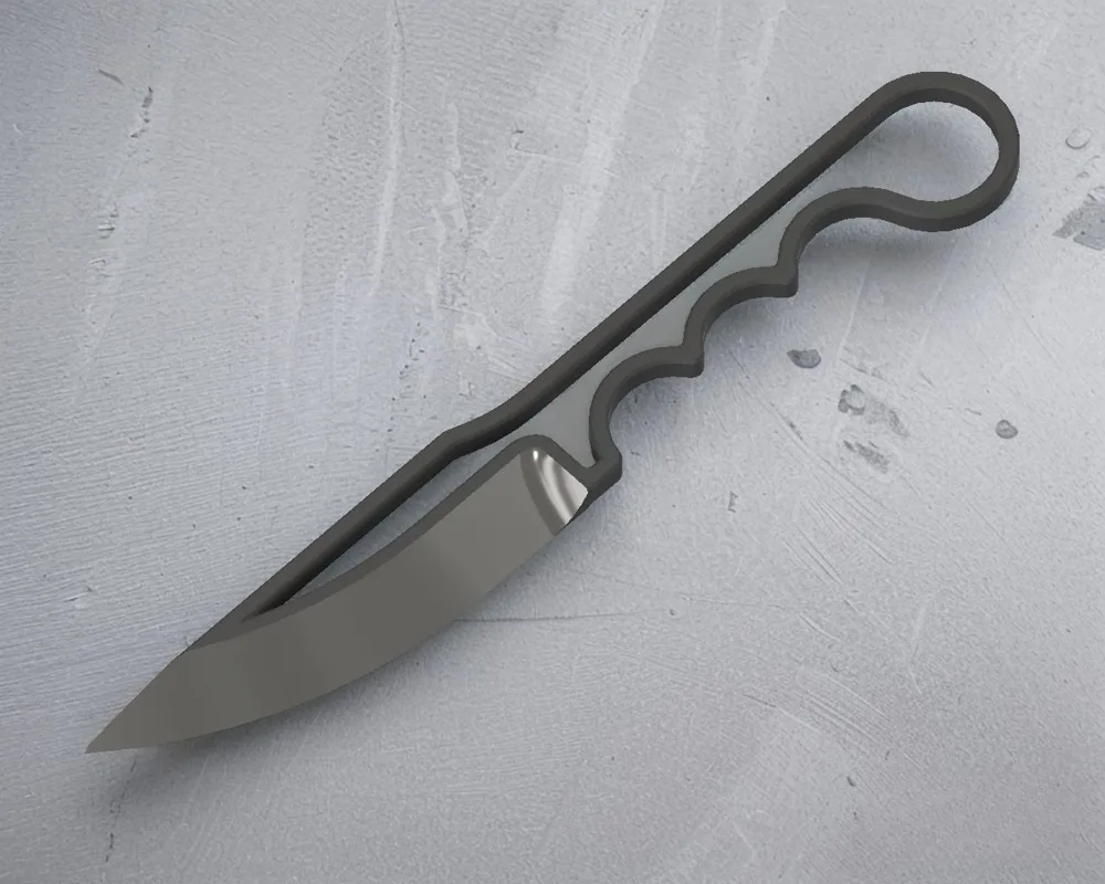 Simple Skeletonized Knife by FileForge - MakerWorld