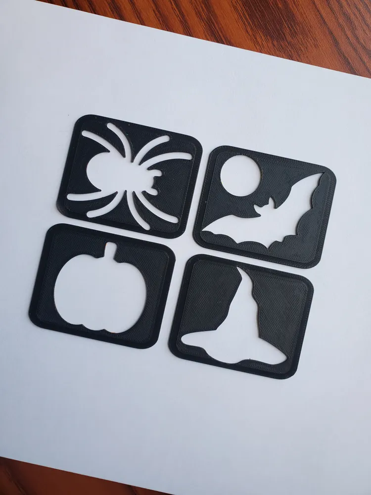Trick-or-Treat Bite-Sized Halloween Stencils by byterr MakerWorld ...