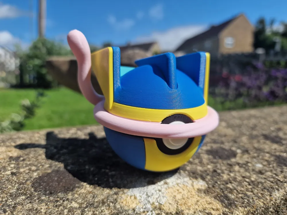 Greninja Pokeball - Free 3D Print Model - MakerWorld