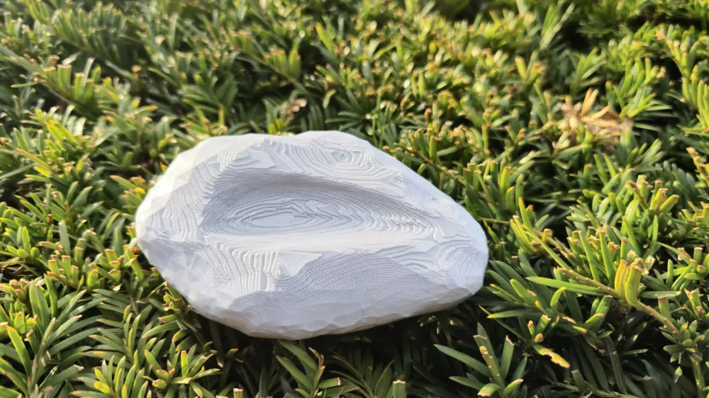 T-Rex Fossil in low poly stone by Inventim Design - MakerWorld