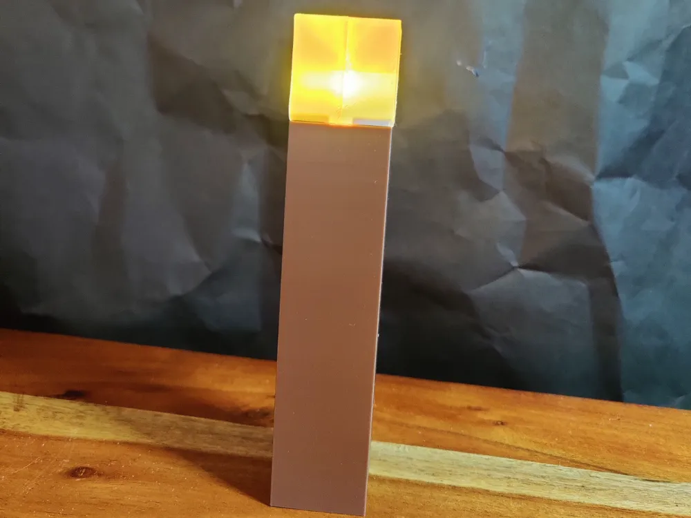 Minecraft Torch (LED Flame Tea Light Candle) by ProjectsandMods ...