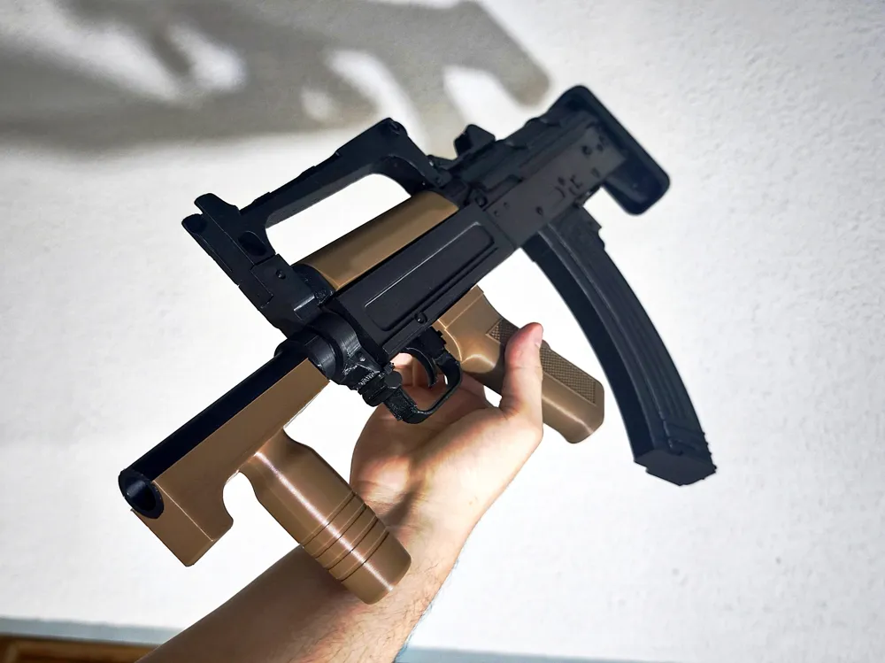 Russian OTs-14 Groza bullpup assault rifle AK-74u by 补补觉去 MakerWorld: Download Free 3D Models