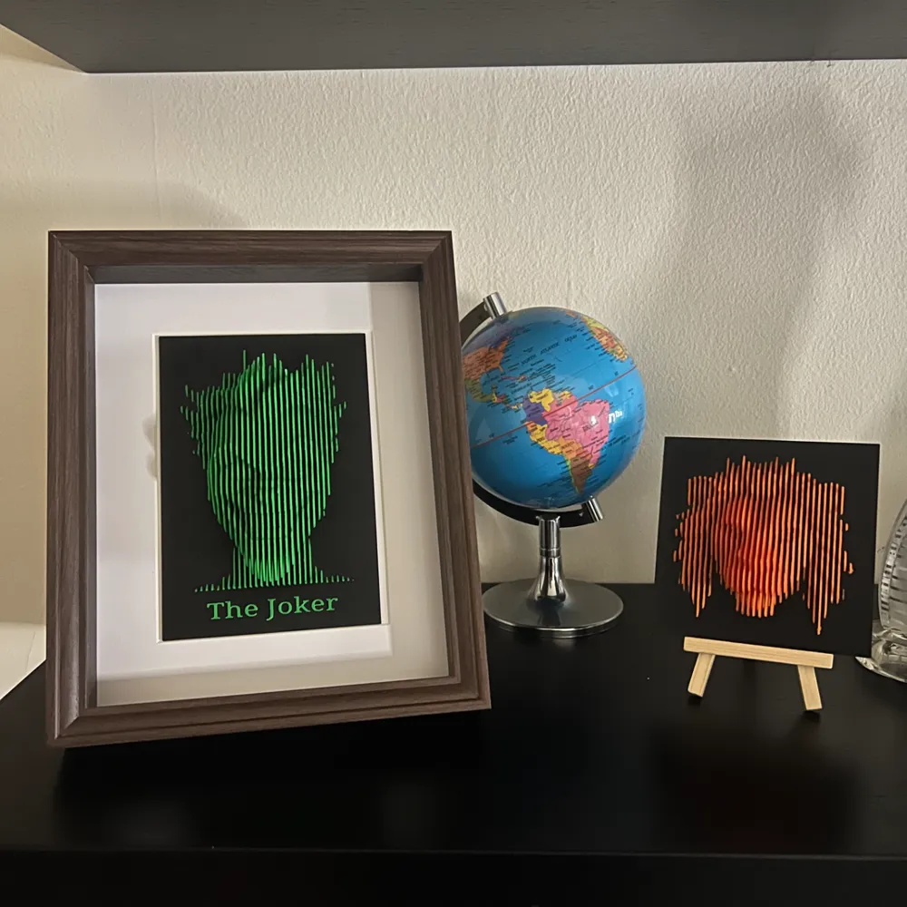 Layered Joker Sculpture by Teocin MakerWorld: Download Free 3D Models