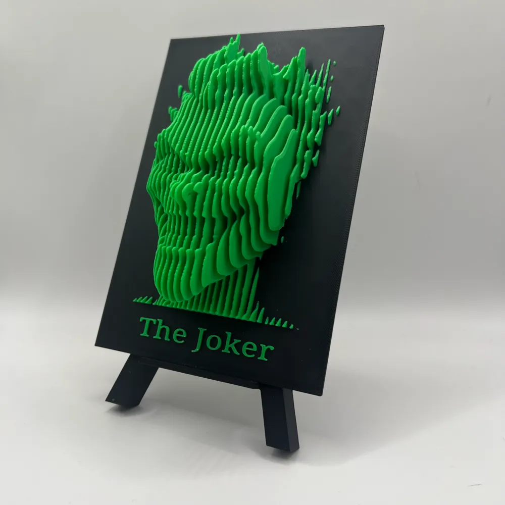 Layered Joker Sculpture by Teocin - MakerWorld