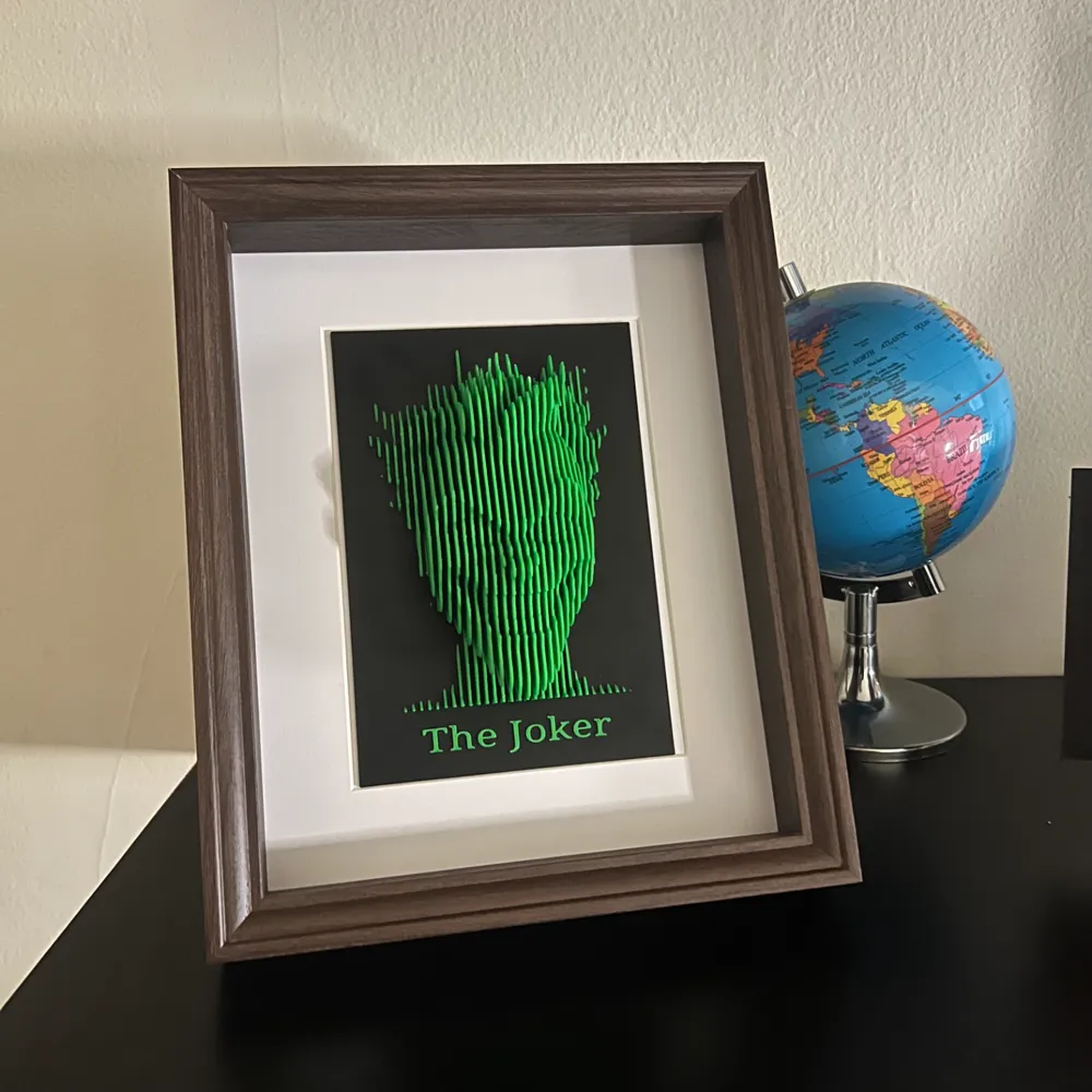 Layered Joker Sculpture by Teocin MakerWorld: Download Free 3D Models