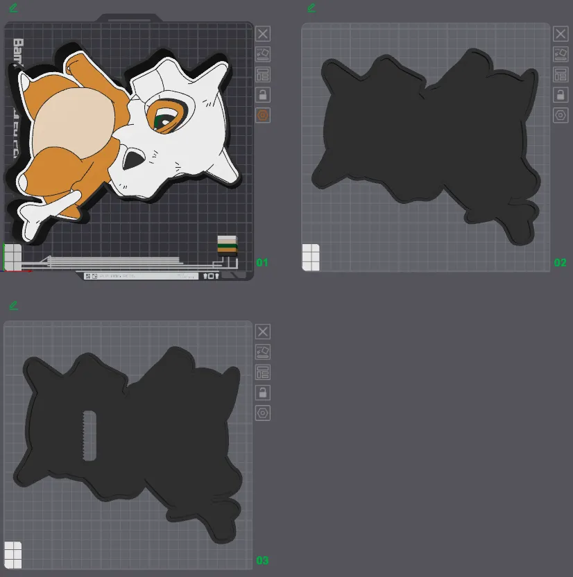 Pokemon - 0104 Cubone LED Lamp by BeeTee 3D - MakerWorld