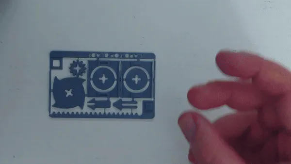 Card Top-blade: a credit card sized beyblade kit - Free 3D Print Model ...