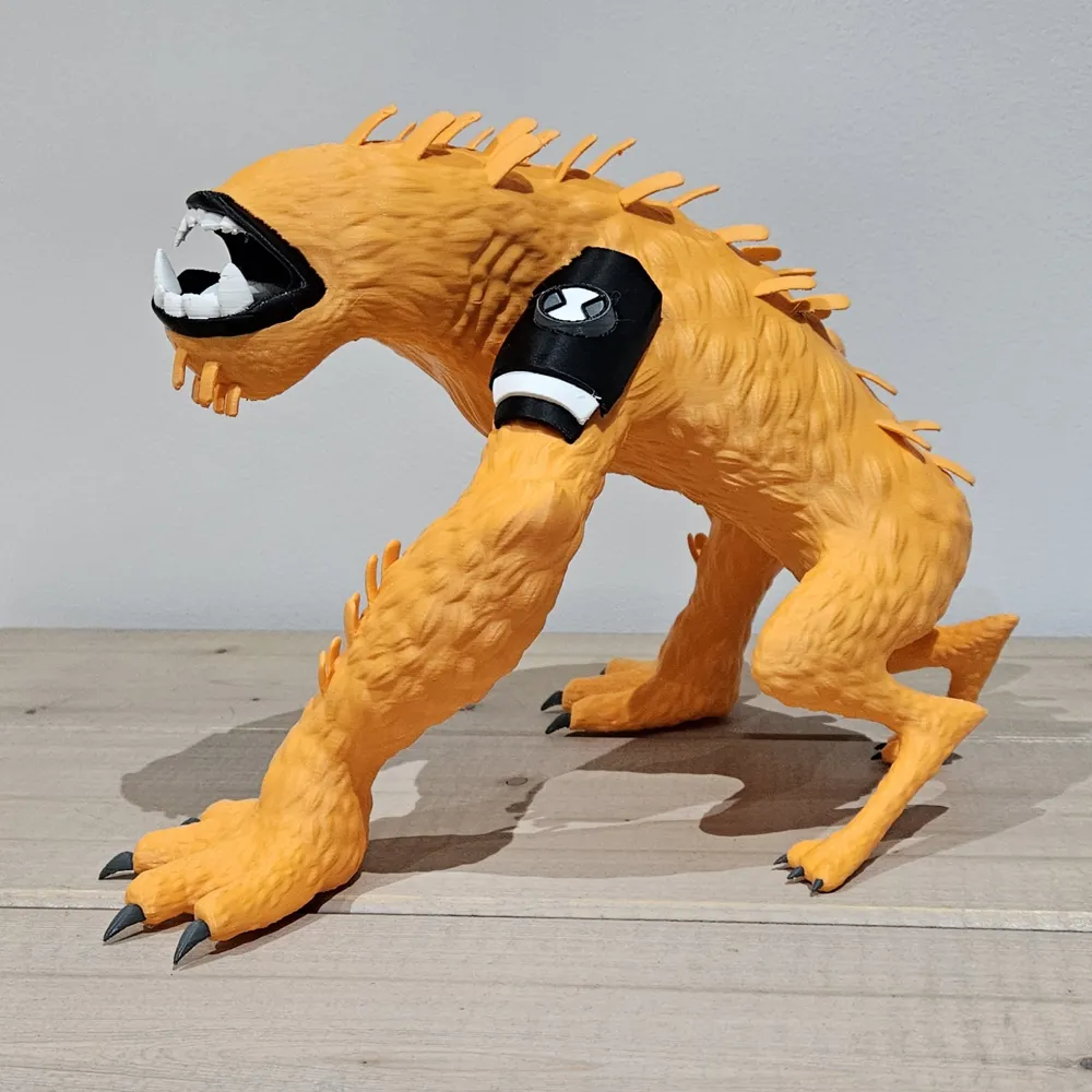 Wildmutt – Ben 10 (Default & Action Pose) - Free 3D Print Model ...