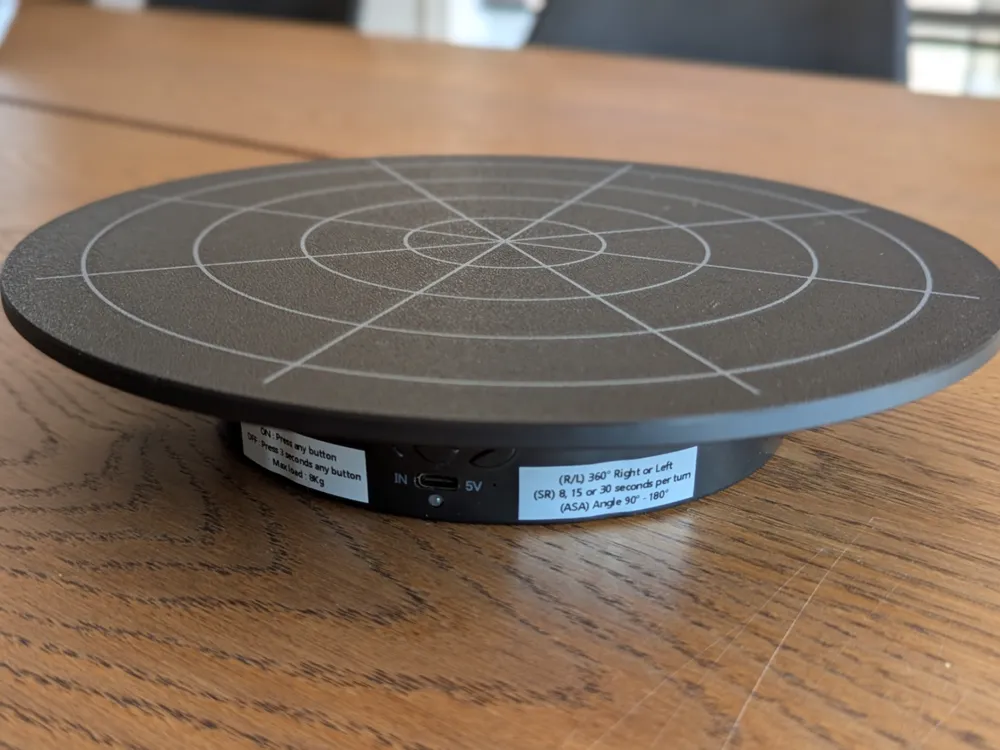 Base for 7.87inch Motorized Turntable by Marc Elbichon MakerWorld ...