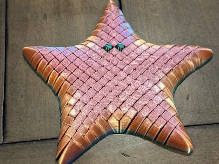 Articulated Fidget Starfish - Free 3D Print Model - MakerWorld
