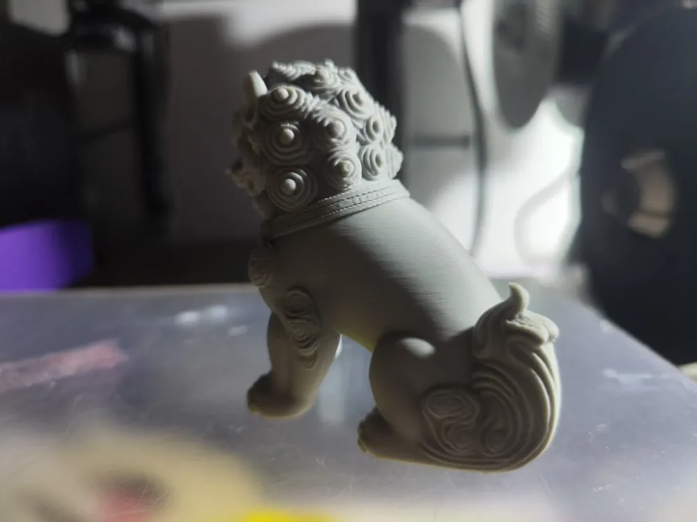 stone lion on mahjong tiles - Free 3D Print Model - MakerWorld
