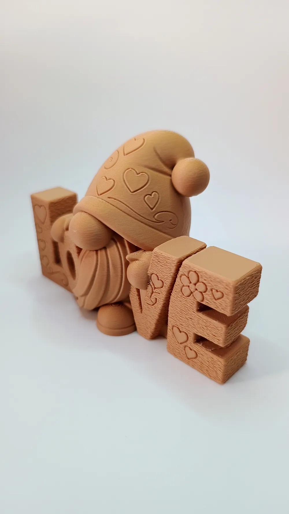 Figura decorativa Gnomo Corazón LOVE - Modelo de impresión 3D gratuito ...