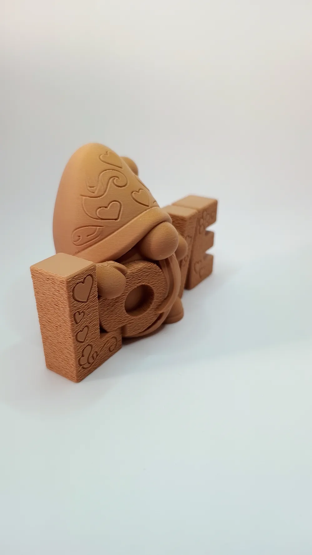 Figura decorativa Gnomo Corazón LOVE - Modelo de impresión 3D gratuito ...