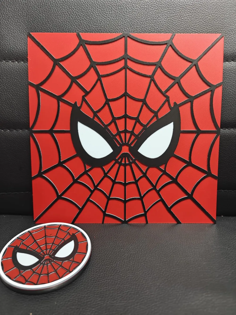 Spider-Man Spiderweb set with Coaster - Free 3D Print Model - MakerWorld