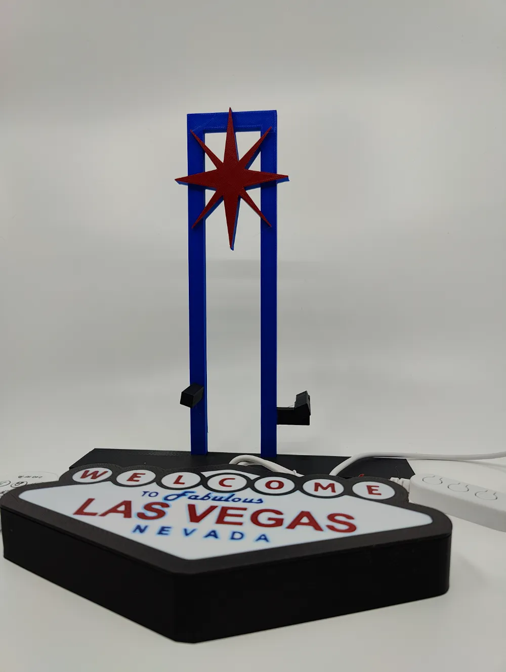 Welcome to Las Vegas sign Star stand by lvmx699 - MakerWorld