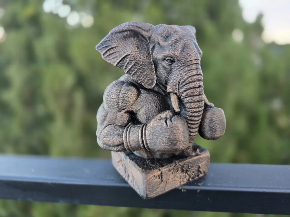 Elephant Boxer – Heavyweight Edition - Free 3D Print Model - MakerWorld