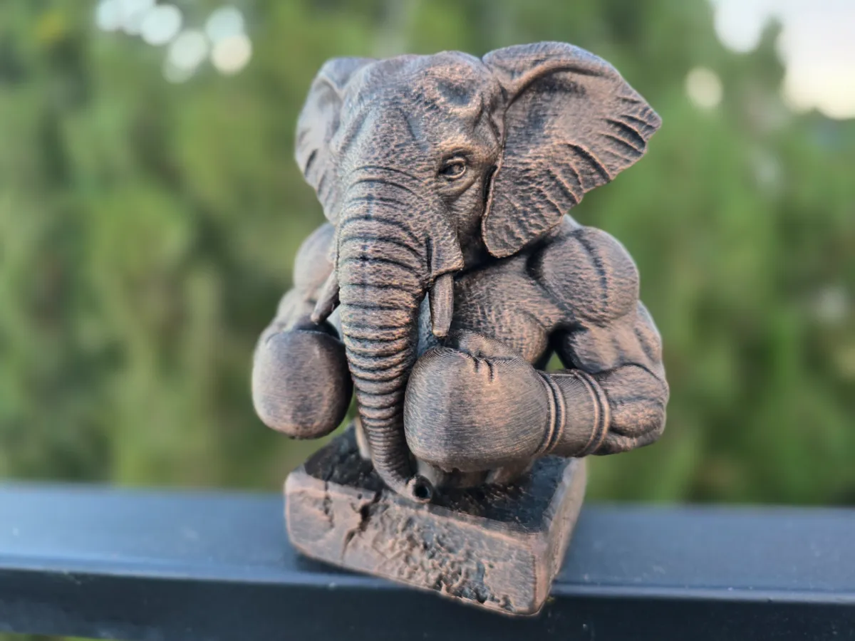 Elephant Boxer – Heavyweight Edition - Free 3D Print Model - MakerWorld