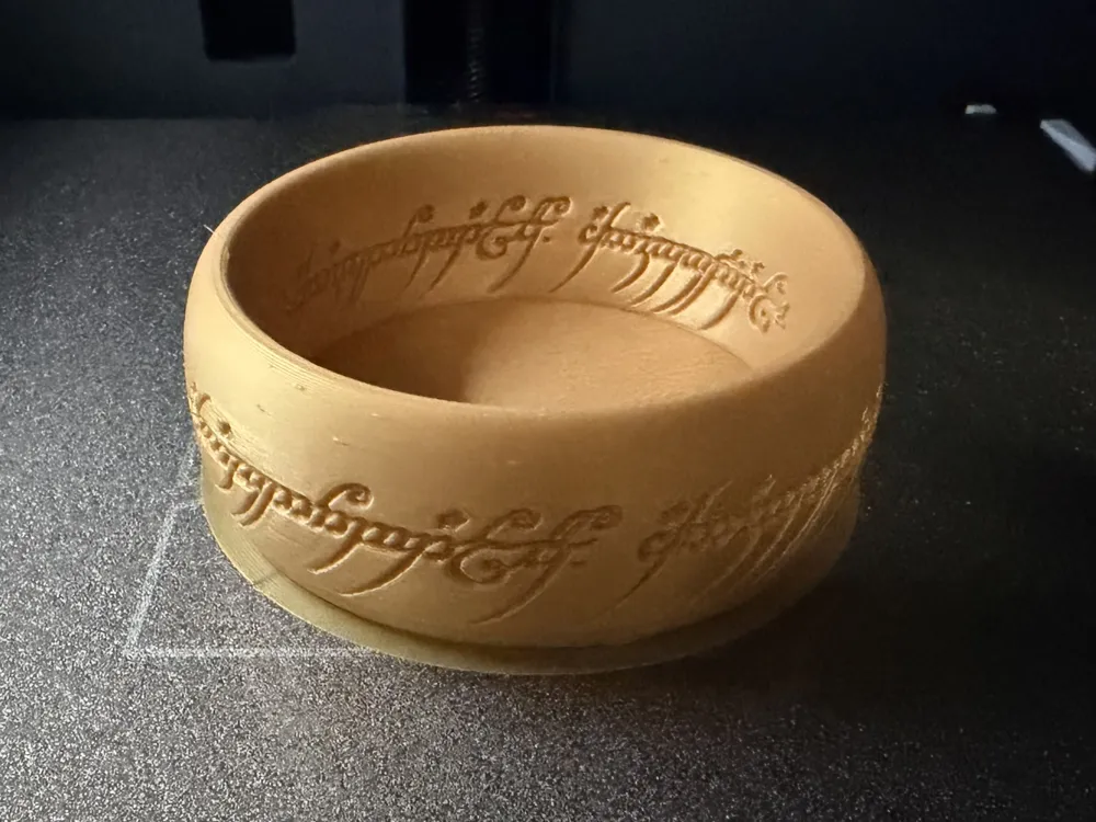 The One Ring Trinket Tray - Free 3D Print Model - MakerWorld