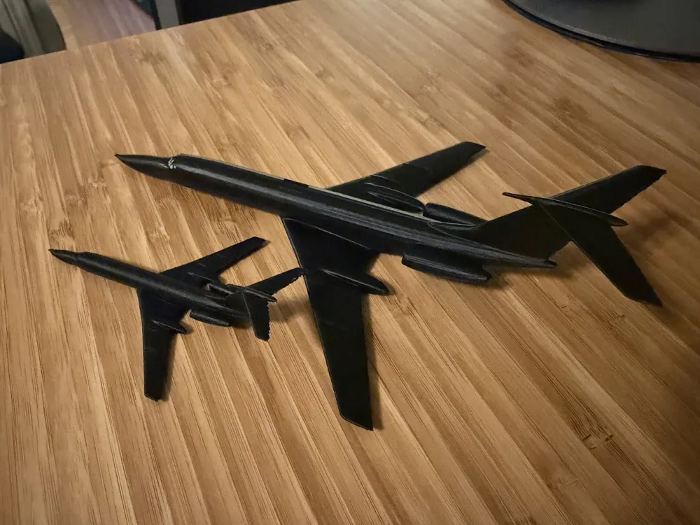Tupolev TU-134 "Crusty" UBL 1:200 and 1:400 - Free 3D Print Model ...