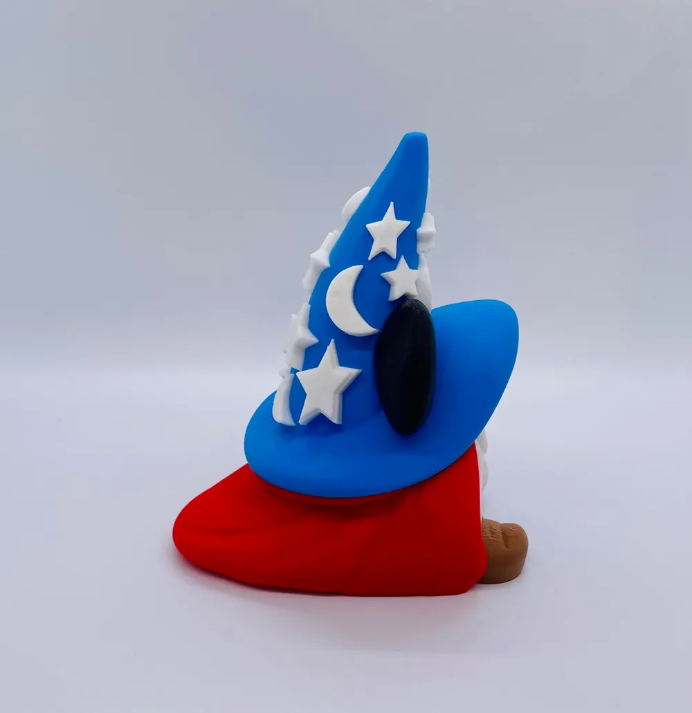 Mickey Mouse Wizard Fantasia Gnome by FunFam3D - MakerWorld