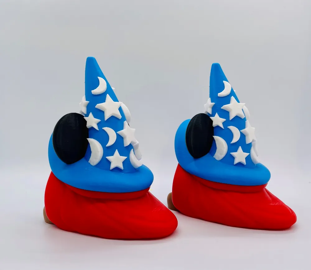 Mickey Mouse Wizard Fantasia Gnome by FunFam3D - MakerWorld