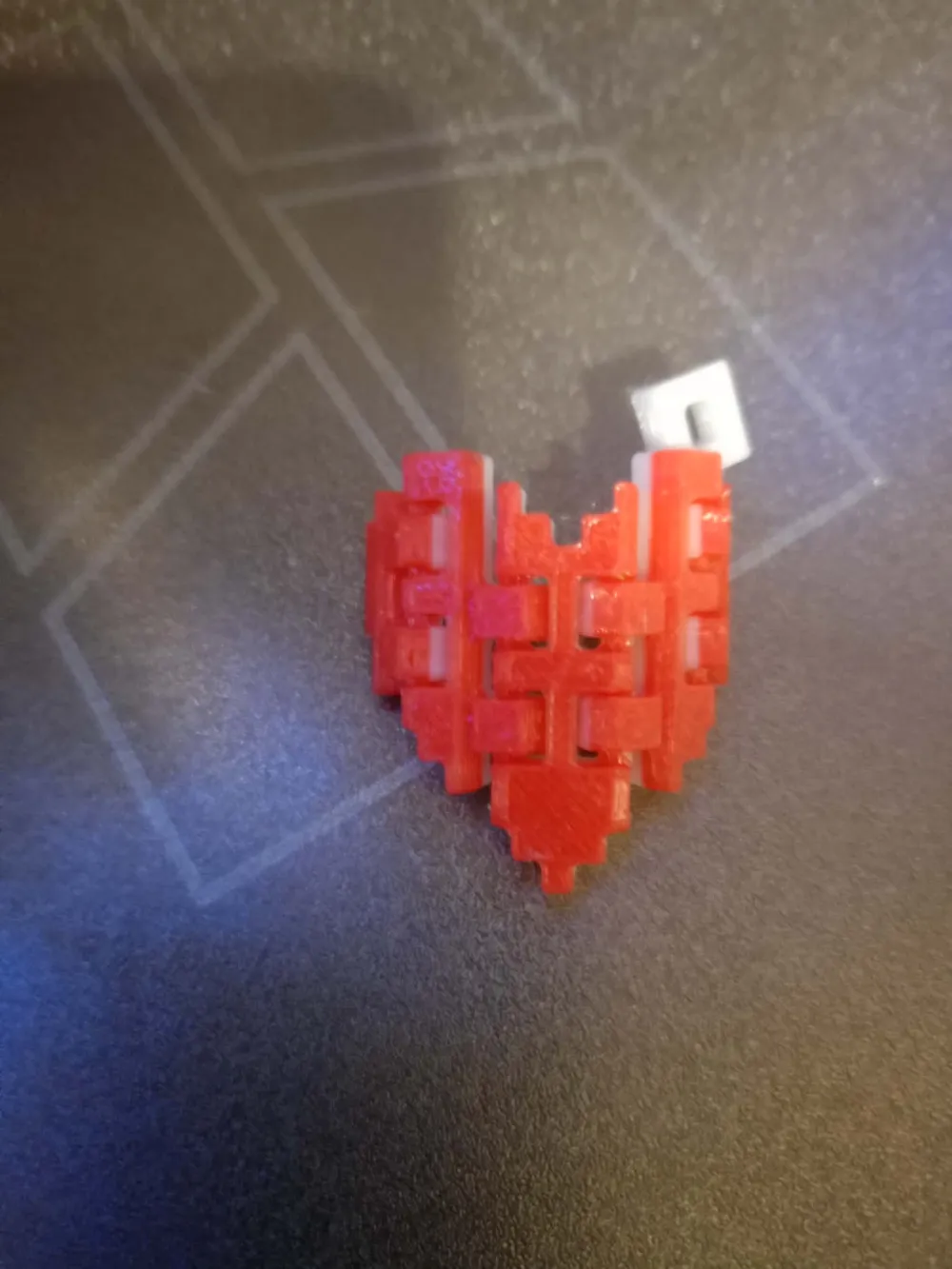 Heart keychain Valentine's - Free 3D Print Model - MakerWorld