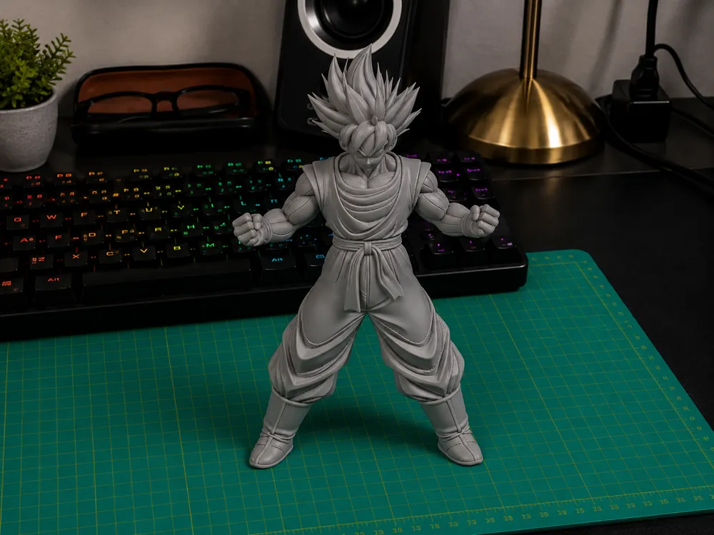 Goku Inspired Figure | Legendary Saiyan - Free 3D Print Model - MakerWorld