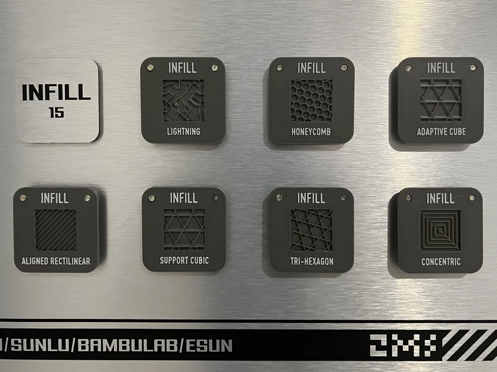 Infill Swatches by One Maker Show - MakerWorld